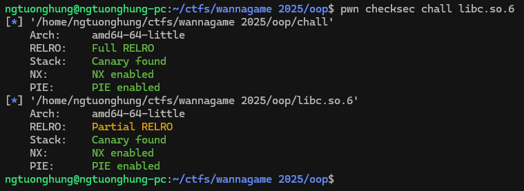 pwn - oop – ngtuonghung's pwn blog